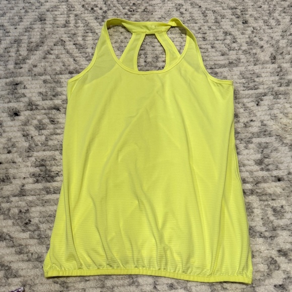 TC | Tops | Tc Tek Gear Dry Teck Neon Yellow Small Running Tank | Poshmark